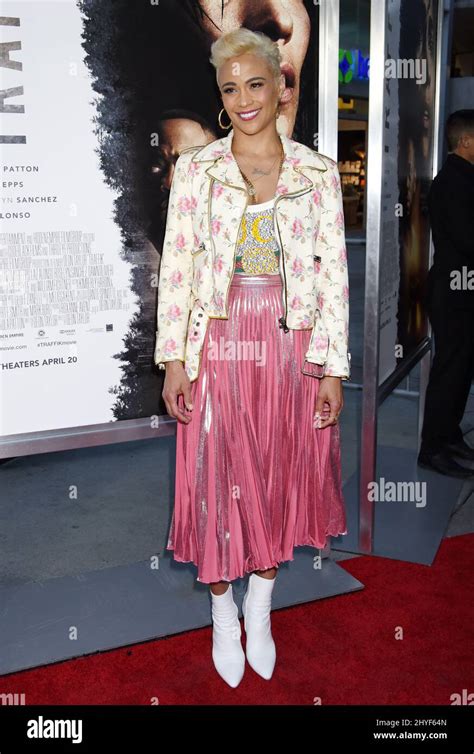 Paula Patton At The Traffik Los Angeles Premiere Held At The Arclight