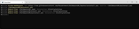 Powershell で Amazon Url を必要部分のみにする