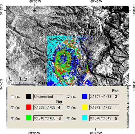 Result Of Mapping Methods Aster Sam Classification Overlain On Band Download Scientific