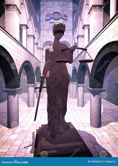 Themis The Justice Symbol Stock Illustration Illustration Of Judgment