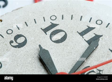 Deconstructed Old Clock Mechanism Details Stock Photo Alamy