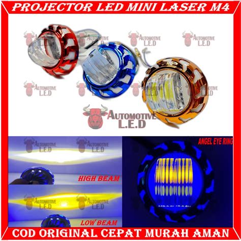 Jual Original Lampu Led Laser M Laser Projie Led Warna Lampu Utama Motor H H Lampu