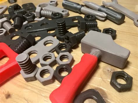 Коллекция игрушечных инструментов Скачать 3Д модели Stl