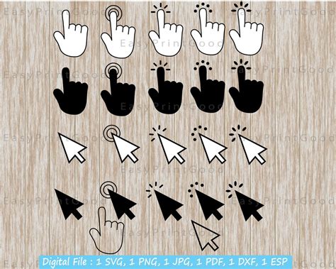 Mouse Click Svg Click Svg Computer Click Clipart Mouse Pointer Svg