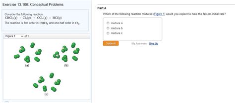 Solved Consider The Following Reaction Chcl 3 Cl2 G