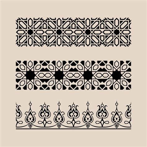 Seamless Boarder Pattern Design Floral Boarder Design 36904344 Vector Art At Vecteezy