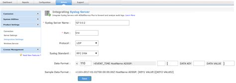 siem integration using syslog and splunk servers for real time