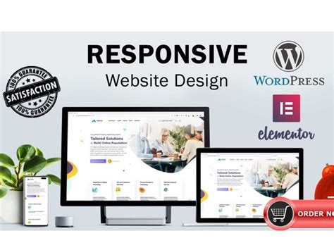 professional responsive wordpress elementor website design upwork