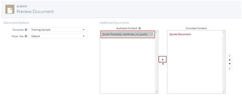 Salesforce CPQ Quote Templates Adding Additional Documents Milo Massimo