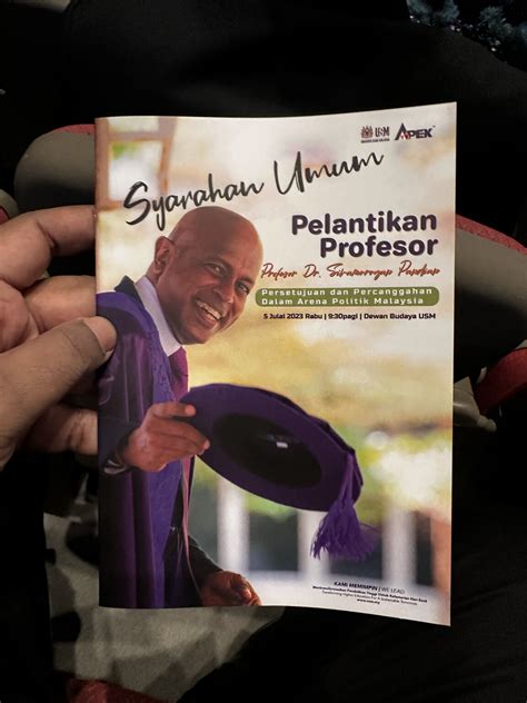 Datuk Ariff Farhan On Linkedin Back To My Alma Mater Attending Prof