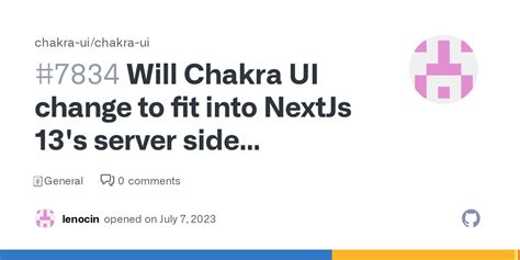 Will Chakra UI Change To Fit Into NextJs S Server Side Rendering And Components Chakra Ui