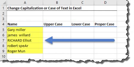 How To Change Letter Case In Excel Xelplus Leila Gharani