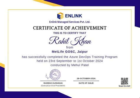 Rahil Ahmed Khan On Linkedin Azuredevops Metlife Professionaldevelopment Agile Cloudcomputing