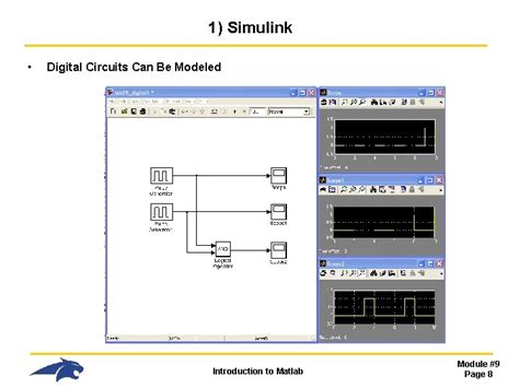 Introduction To Matlab Module Simulink Topics