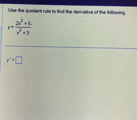 Solved Find F′ X F X 27 Lnx4x F′ X Use The Quotient Rule