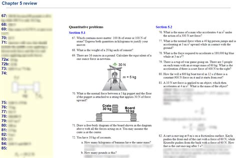 Chapter Review Problems Essential Physics Guide