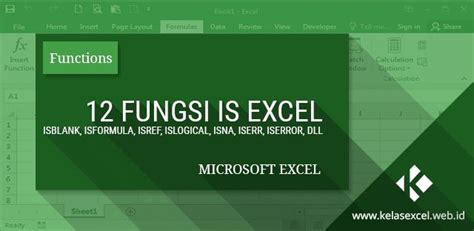 12 Fungsi Is Isna Isblank Iserror Istext Dll Pada Microsoft Excel