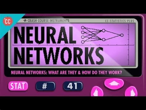 Neural Networks Crash Course Statistics 41 Instructional Video For