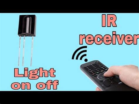 DIY IR Receiver Remote Control With Light ON OFF
