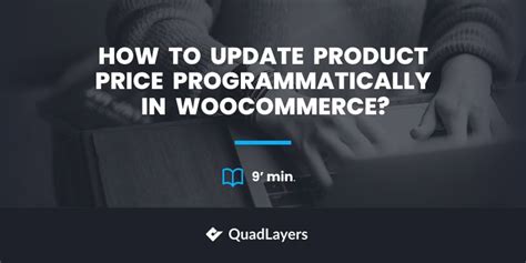 How To Update Product Price Programmatically In Woocommerce