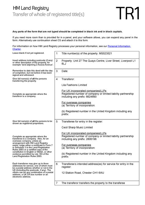 Re Ws Ce Task Exemplar Any Parts Of The Form That Are Not Typed Should Be Completed