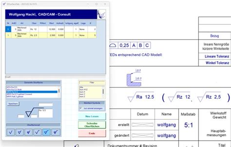 How To Create A Surface Roughness Symbol In The Brackets