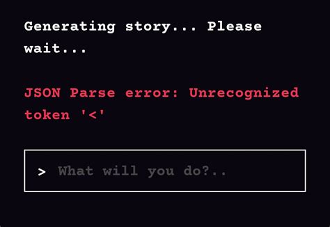 I Keep Getting This Error After Inserting My Characters Name Is There A Fix For This I Have