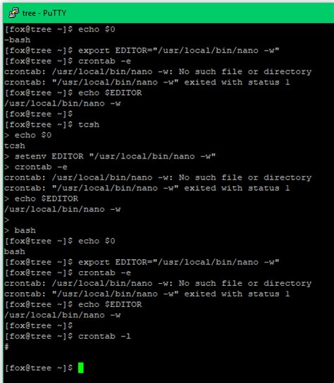 How To Crontab E Using Nano W No Line Wrapping Truenas Community