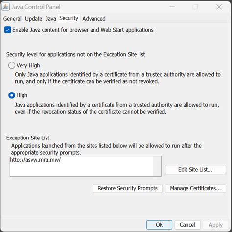 Mra Asycuda Java Installation Guide