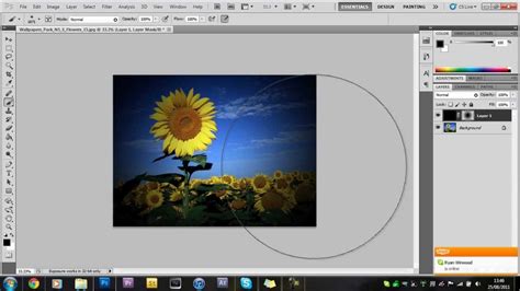 creating a vignette effect in adobe photoshop youtube