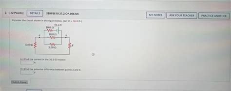 Solved Consider The Circult Shown In The Figure Below [let