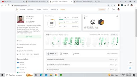 Golu Kumar On Linkedin Everyone Coding Keepgrowing Leetcode