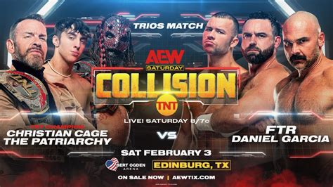 Trios Tag Team Match Announced For February 3rd AEW Collision