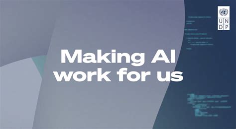 Undp On Linkedin Artificialintelligence Globalgoals Ai