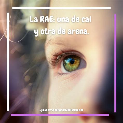 la rae una de cal y otra de arena lactando en diverso