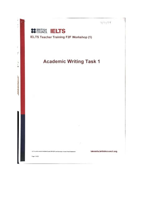 Ielts Academic Writing Test 1 Pdf
