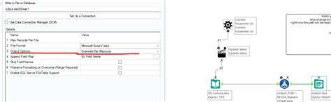 solved using the render tool to output reports in excel alteryx
