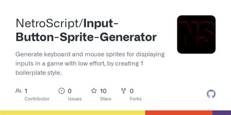 Github Netroscriptinput Button Sprite Generator Generate Keyboard