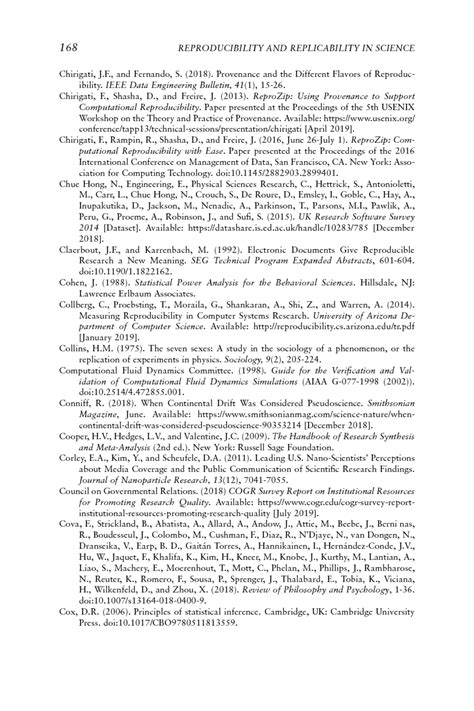 References Reproducibility And Replicability In Science The National Academies Press