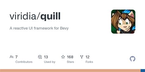 Github Viridiaquill A Reactive Ui Framework For Bevy