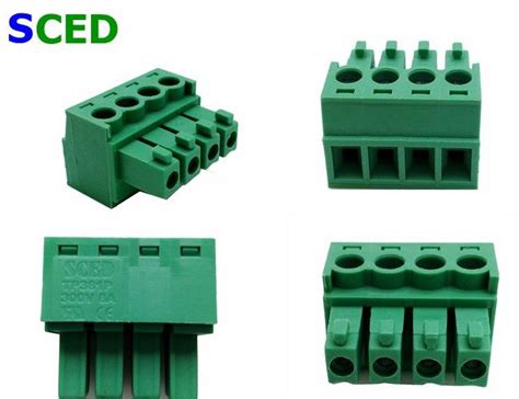 V A PCB Plug In Terminal Block Mm Pitch Pluggable Terminal Block