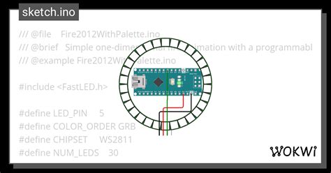 Fireanimation Wokwi Esp32 Stm32 Arduino Simulator