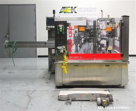 Used Psg Lee Model Rp 8bt Z Premade Pouch Filler Sealer Designed For