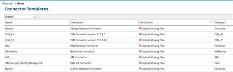 The Template Connector Template Name Has Missing File Content Error