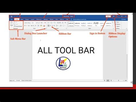 Title Bar Menu Bar Status Bar Youtube