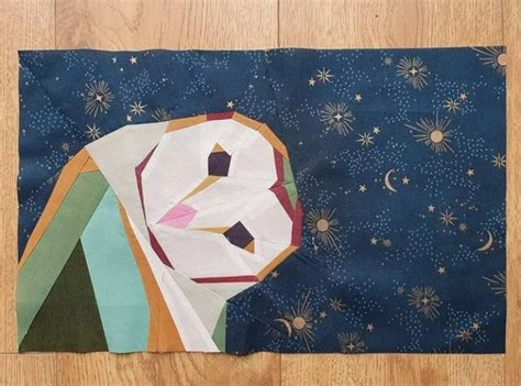 The Curious Owl Foundation Paper Piecing Pattern Barn Owl Fpp Quilt