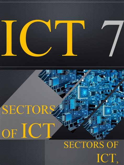 Sectors Of Ict Pdf Telecommunications The Arts