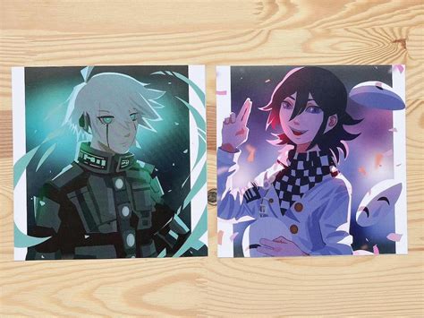 Danganronpa Art Print Kokichi Ouma K1b0 Square 583 X 583 In Etsy