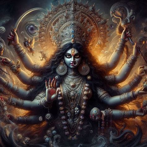 Ma Kali Hindu Art Goddess Kali Images Durga Images