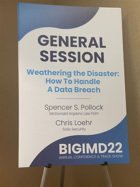 spencer s pollock esq cipp us cipm on linkedin bigimd2022